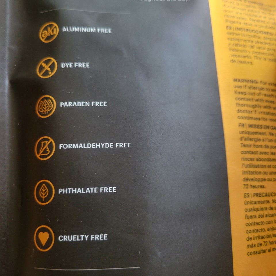 Manscaped Crop Mop Wipes 6 packs NEW 90 count lot Sealed Ball Butt On ...