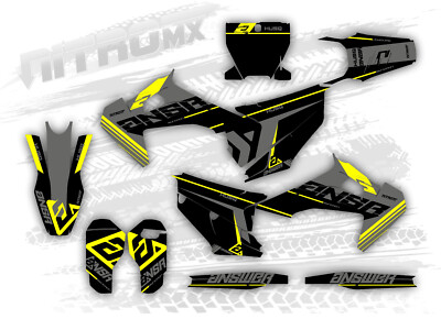 Graphics Kit fits Husqvarna TC FC FX 125 250 350 450 2019 2020 2021 ...