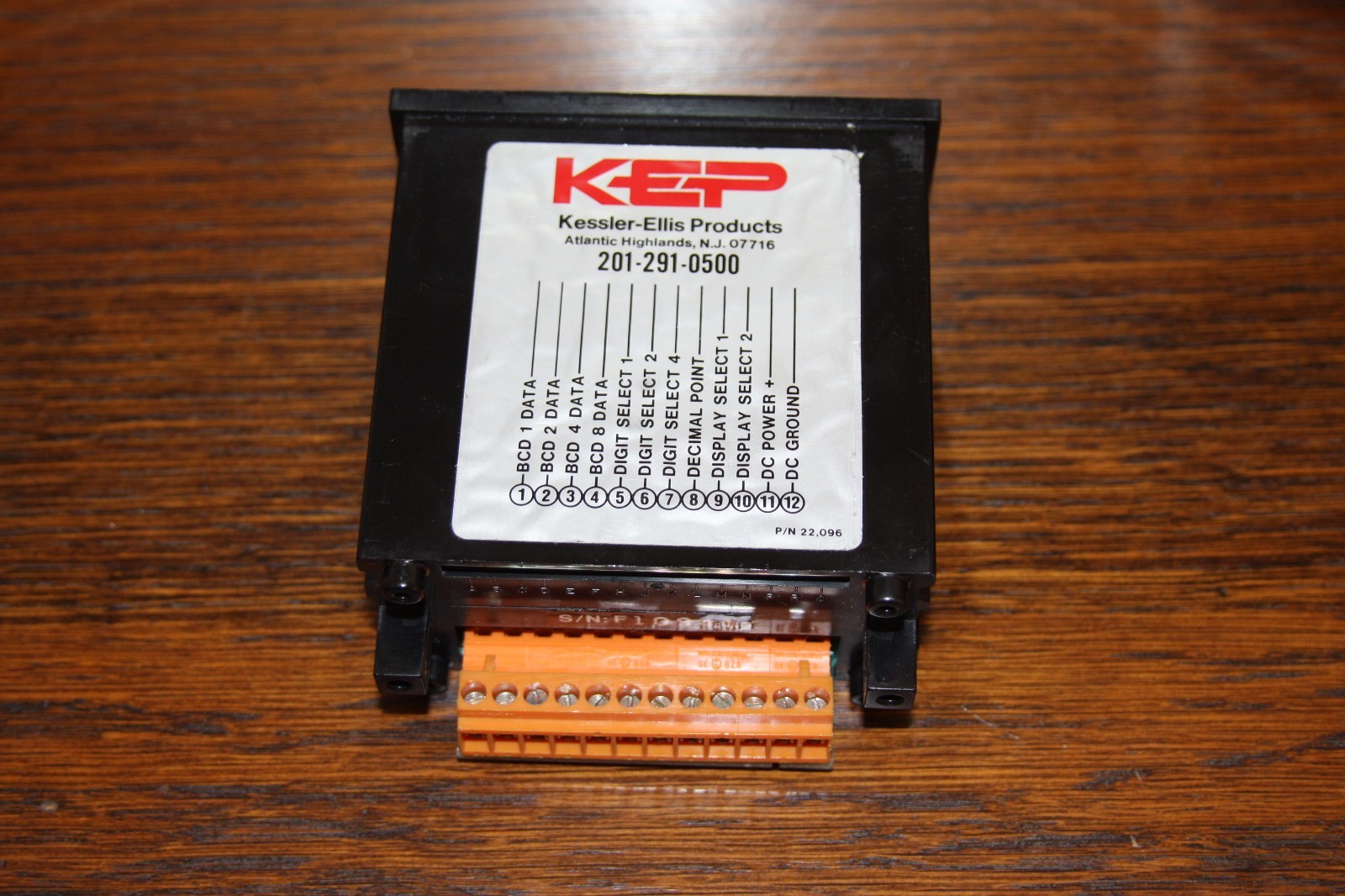 KEP ELECTRONIC COUNTER 2012910500 ; PCA9-2-H-7; USED | eBay