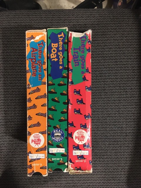 Kidvision Real Wheels With Dave Hood VHS Lot 1994 Trains Firetruck ...