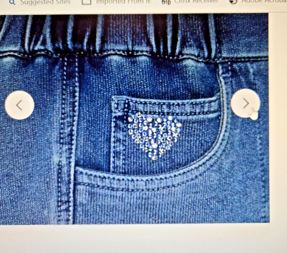 Quacker Factory DreamJeannes Knit Denim Capris- NWT W/ Zipper ...