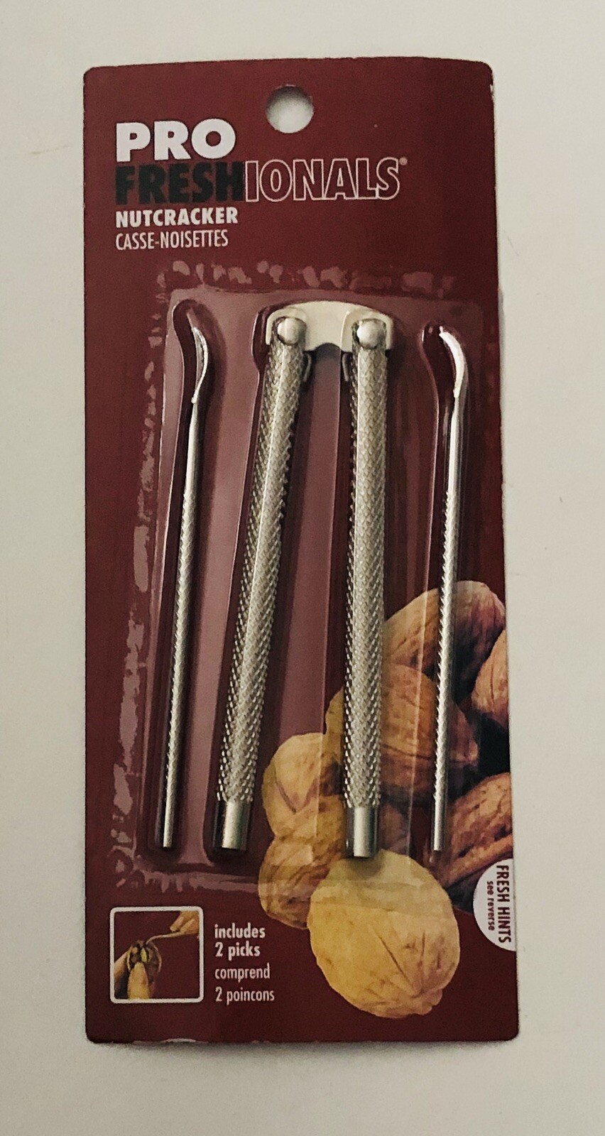 PRO FRESHIONALS 3 Piece Metal Nutcracker Set Includes 2 Nutcracker. NWT ...