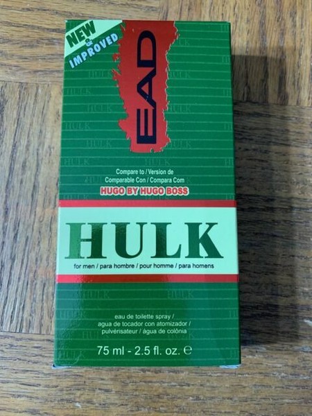 Hulk for Men by Marvel Super Heros EAD Version Cologne Spray 2.5 Oz ...