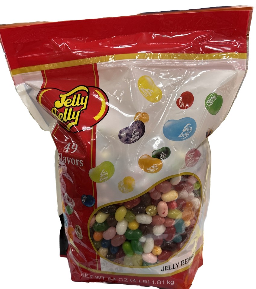 2 Packs Jelly Belly Original Gourmet Jelly Beans 49 Flavors 51 oz (4 lb ...