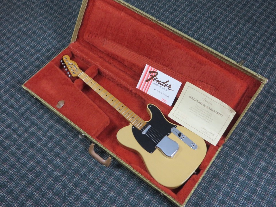 1988 Fender American Vintage 52 Tele Reissue Blonde! w/OHSC&COA | eBay