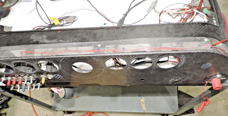 Carbon Fiber dash, switches, wiring, etc. NASCAR late model | eBay