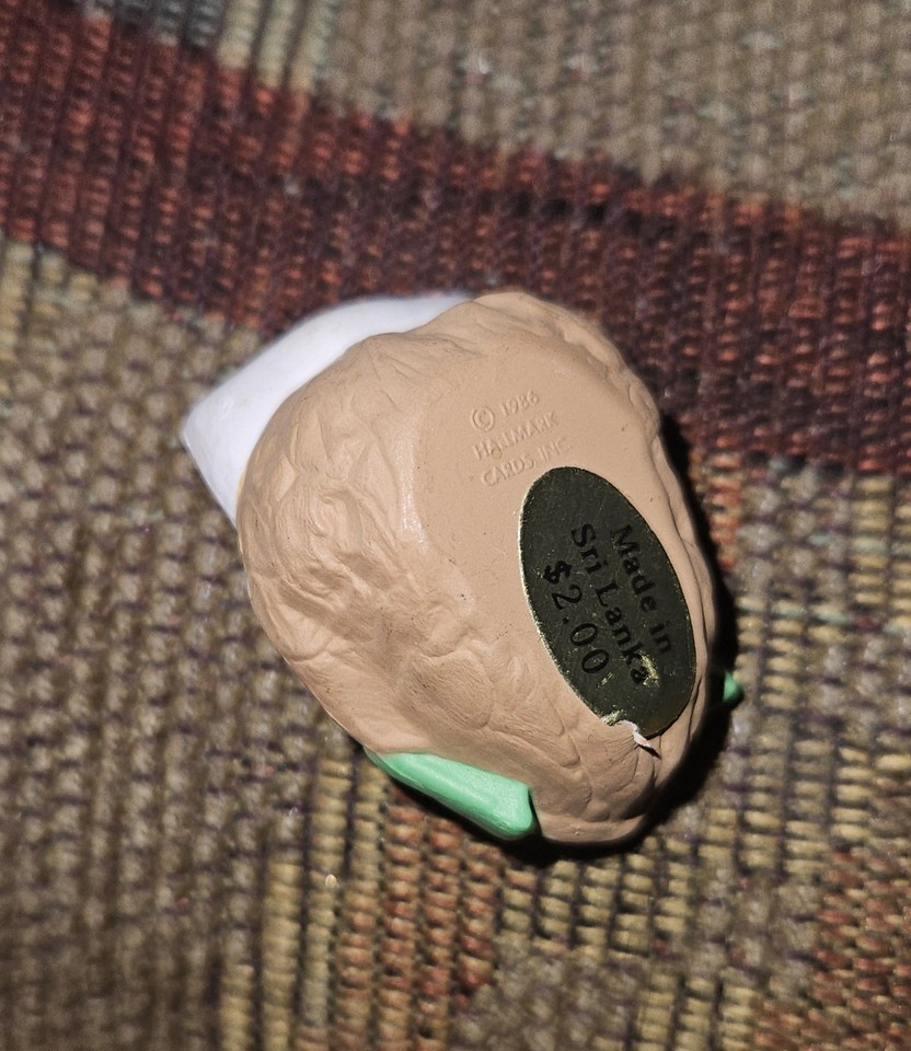 Hallmark 1986 Merry Miniatures Mouse Sleeping In Walnut Shell Candy ...