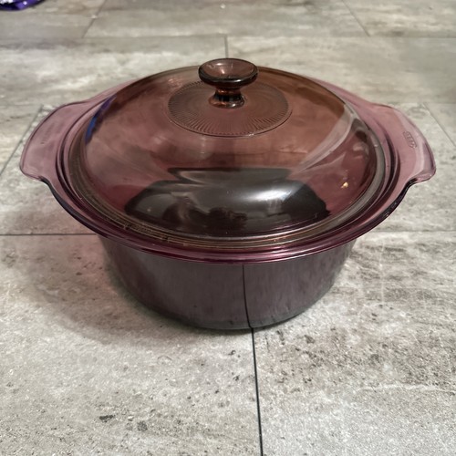 Vision Corning Ware Cookware 5L 5 Liter Dutch Oven Pyrex Cranberry ...