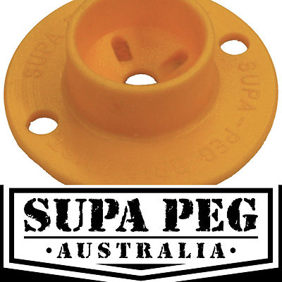SUPA PEG Polypropylene Tent Pole Base Plate Heavy Duty Camping ...