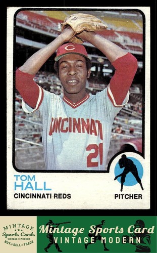 1973 Topps - Tom Hall - #8 Cincinnati Reds | eBay