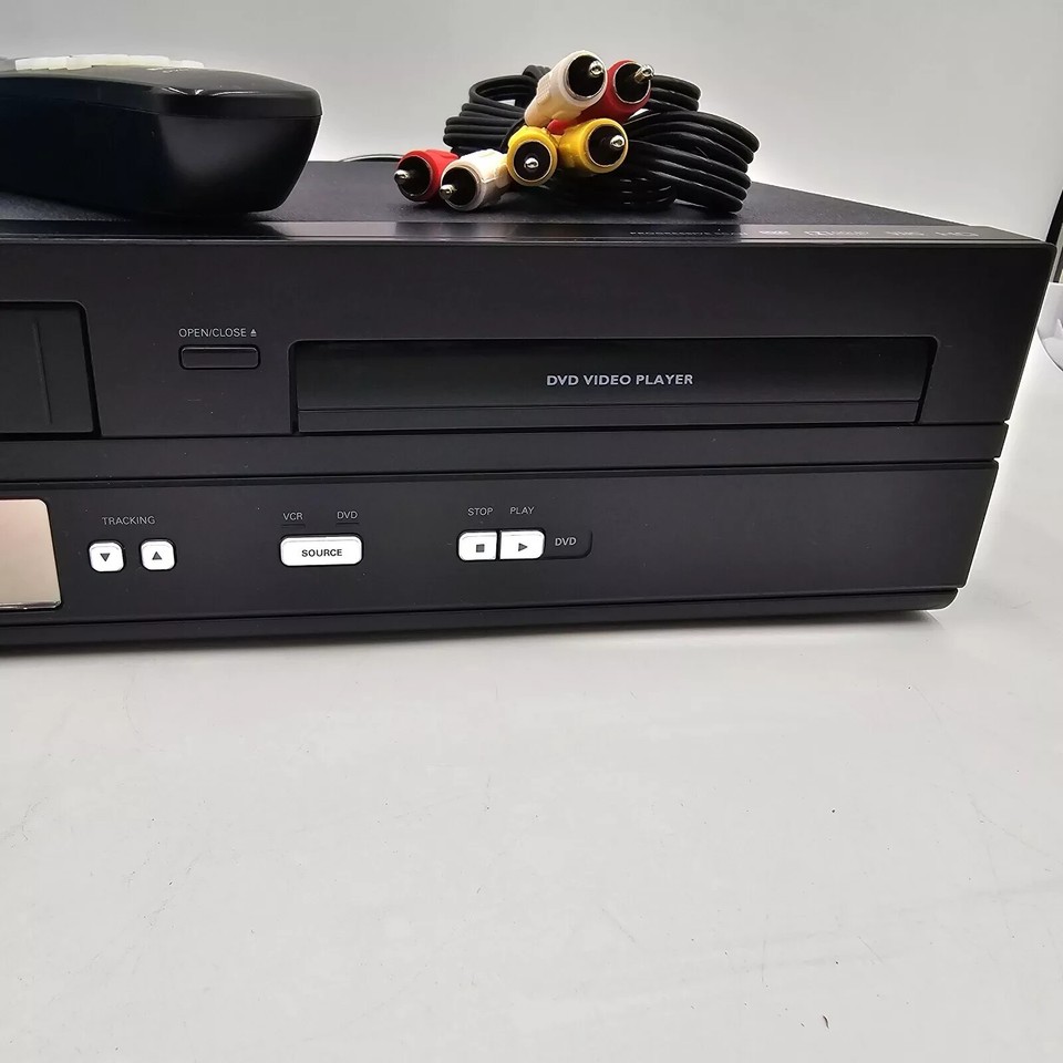 Philips DVP3345VB/F7 VCR & DVD Combo VHS Recorder Player w/Remote ...