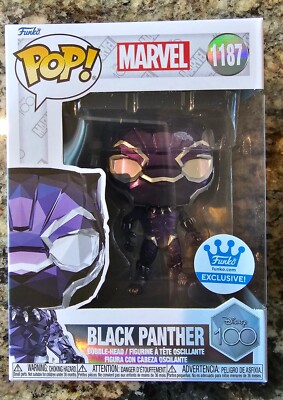 Funko Pop! Marvel Black Panther #1187 Facet Disney 100 Funko Exclusive ...