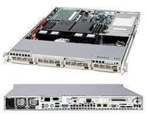 Supermicro CSE-813I+-500 Chassis- 1U Rack Mount Case | eBay