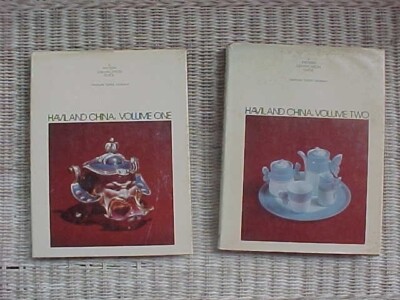 HAVILAND CHINA; PATTERN IDENTIFICATION GUIDE VOL ONE AND TWO; JACOBSON ...