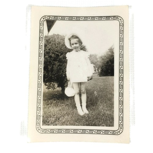 Vintage Photo Child Portrait 1943 Elko Border 3"x4" | eBay