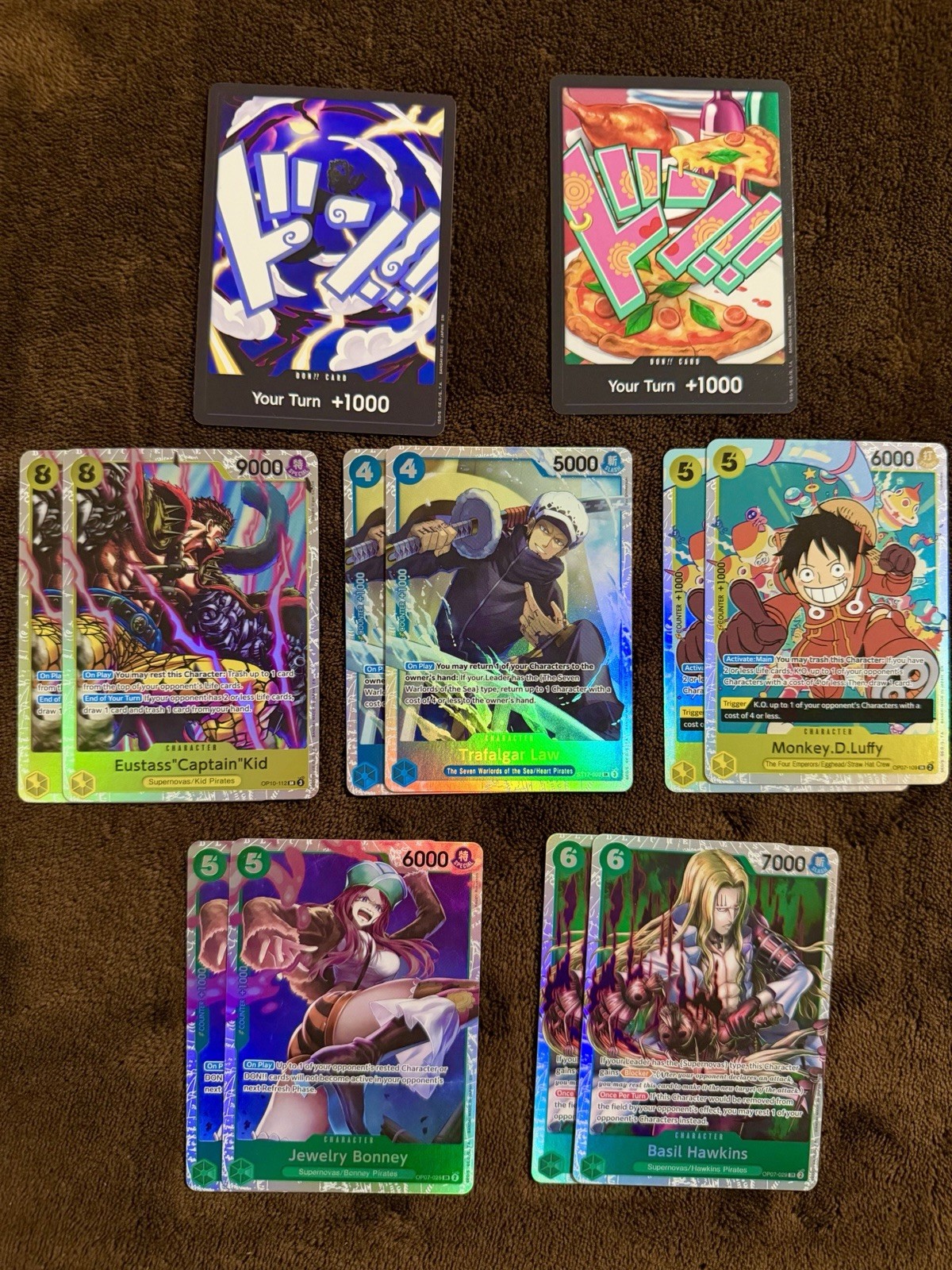 One Piece PRB02 Supernova SR Lot- (Characters And Don!! Cards) English ...