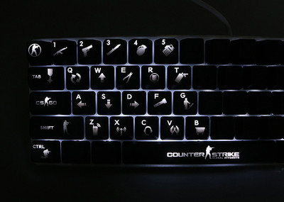 Counter Strike CS:GO custom backlight keycaps for mechanical keyboard ...
