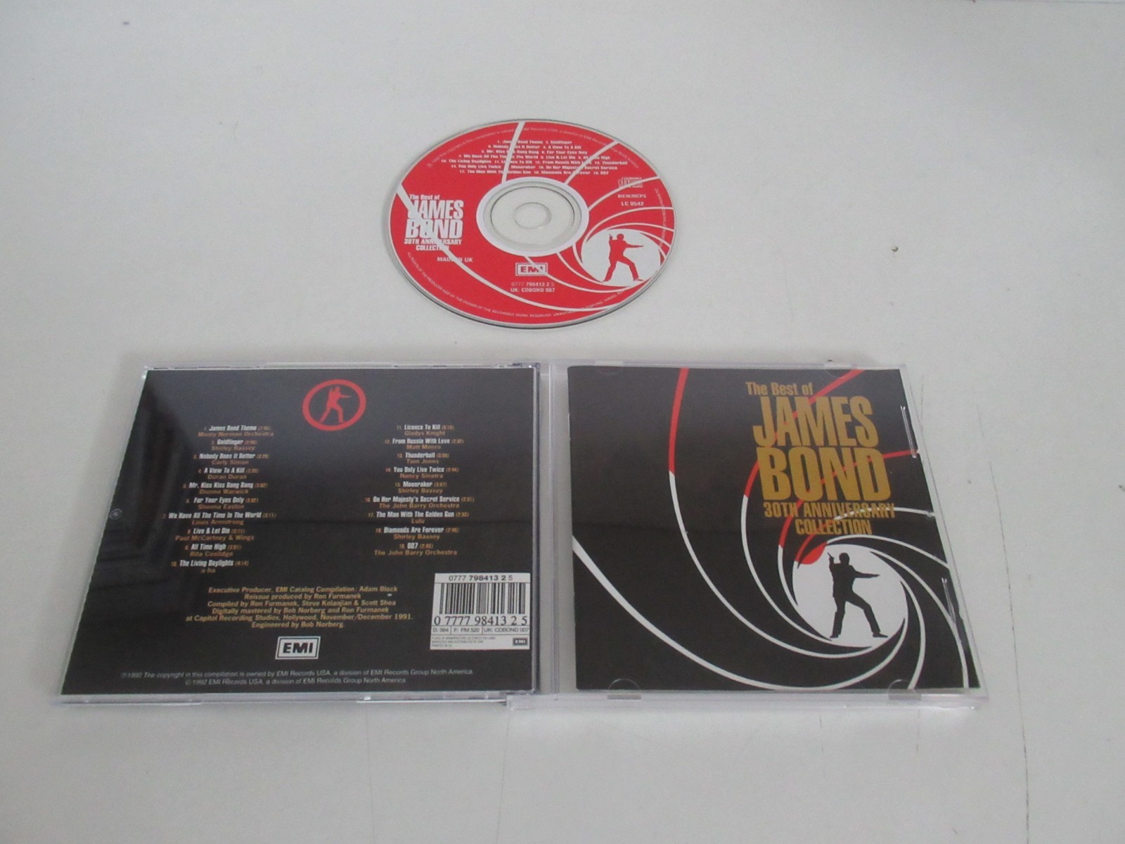 THE BEST OF JAMES BOND 30TH ANNIVERSARY COLLECTION(EMI 0777 798413 2 5 ...