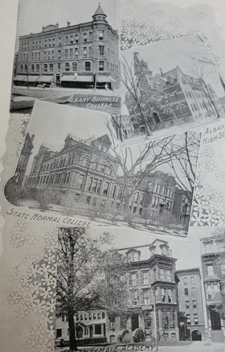 1904 FEMALE ACADEMY STATE NORMAL COLLEGE Albany New York Architecture ...