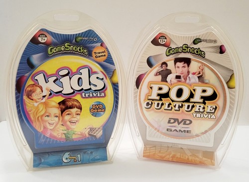 NEW SNAP TV GAME SNACKS KIDS TRIVIA DVD GAME 6 GAMES IN 1 | eBay