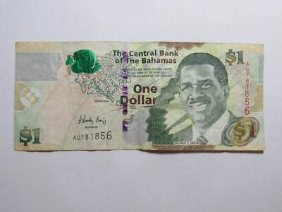 Bahamas Paper Money Currency - #71 2008 1 Dollar - Well Circulated | eBay