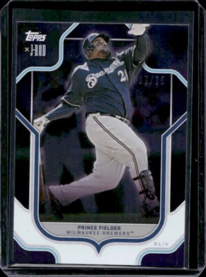 2023 Topps X J-Rod Purple Foil /75 Prince Fielder #42 | eBay