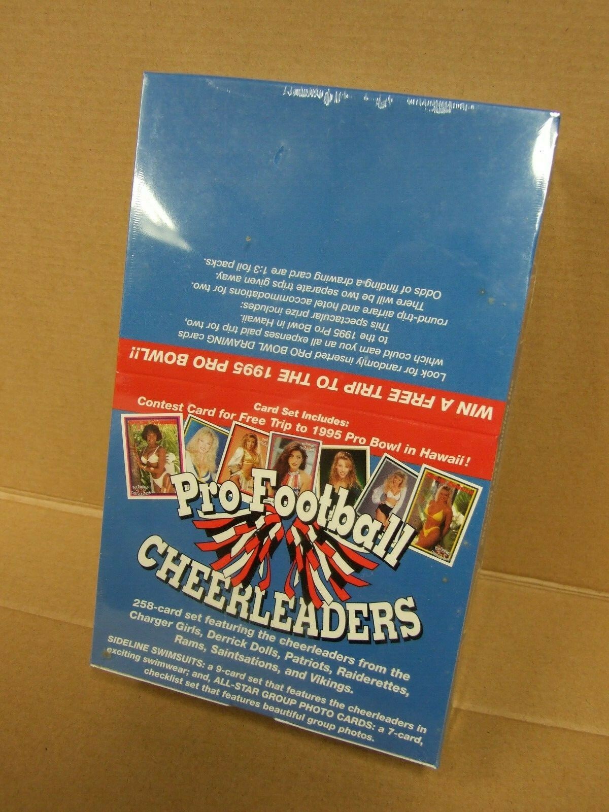 Pro-Football Cheerleaders Factory Sealed Box of Trading Cards ...