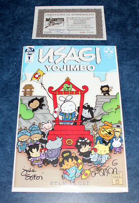 USAGI YOJIMBO #1 signed JULIE EXCLUSIVE variant HEROES CON STAN SAKAI ...