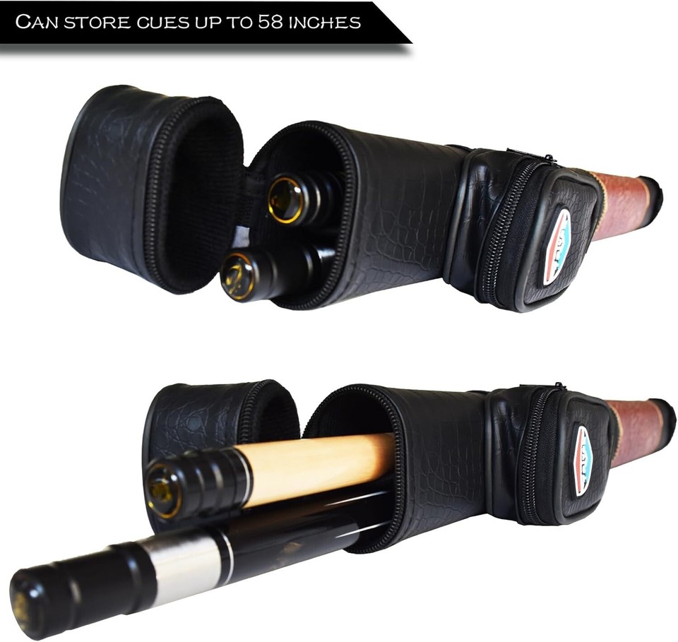 1x1 Hard cue case Pool Cue Billiard Stick Carrying BB05-Crocodile ...