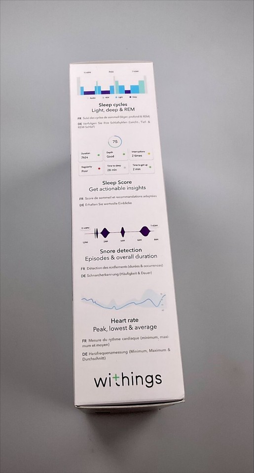 Withings Sleep - Under The Mattress Sleep Tracking Pad With Sleep Cycle ...