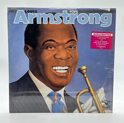 LOUIS ARMSTRONG POPS 1987 RCA 2 Record Set LP VINYL-GATEFOLD-SEALED ...