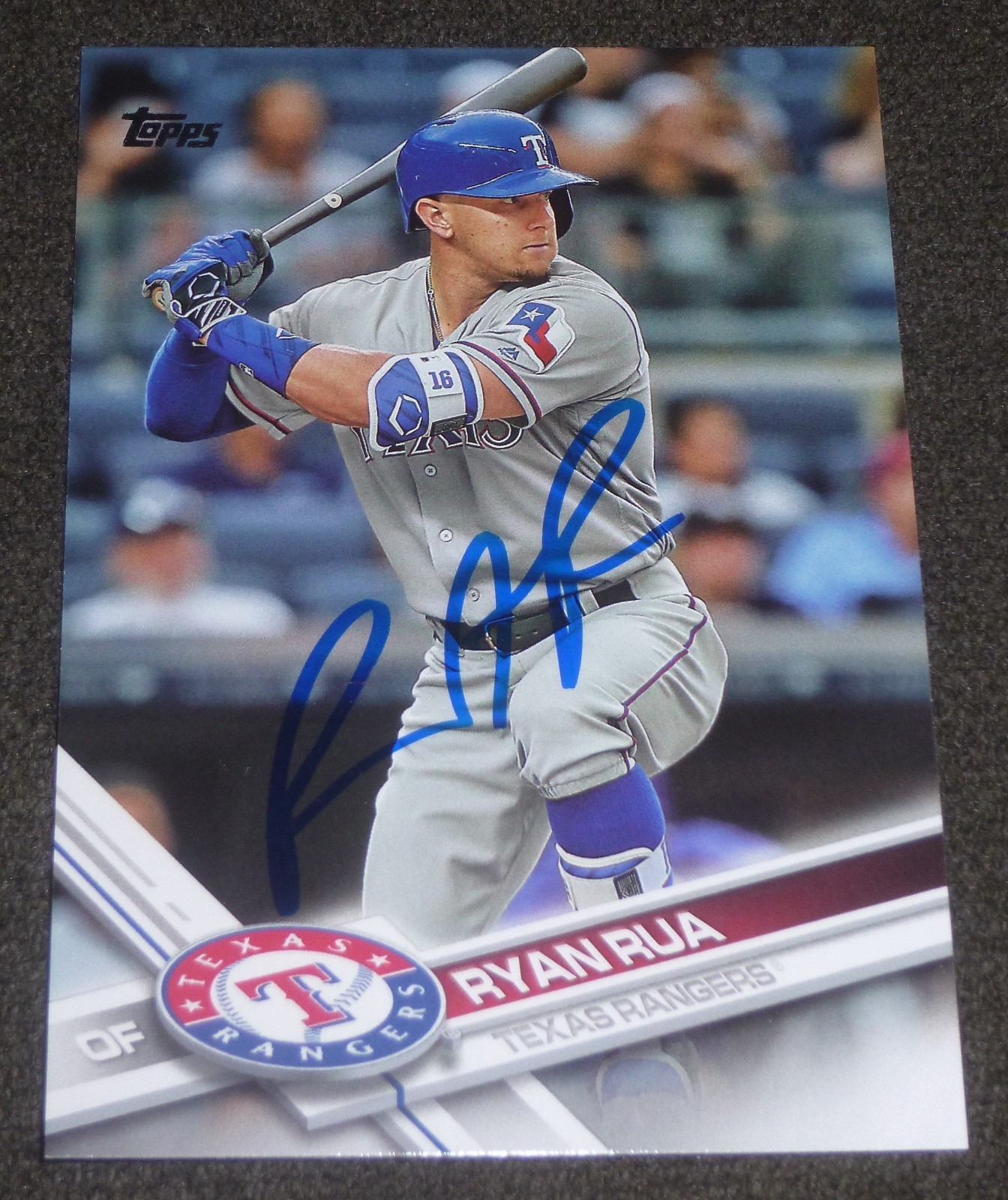 RYAN RUA SIGNED 2017 TOPPS CARD #637 TEXAS RANGERS AUTO BASEBALL | eBay