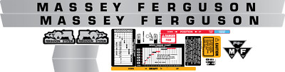 Massey Ferguson 135 Gasoline Complete Decal Kit | eBay