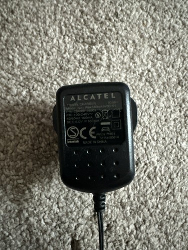 Alcatel Travel Charger AC/DC Adapter PA-5V550mA-017 CBA3068AB0C5 5 V ...