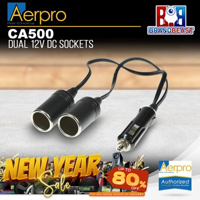Aerpro CA500 Dual 12V DC Sockets | eBay