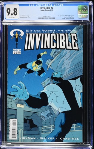 Invincible #2 (2003, Image) 1st Robot Rex Splode CGC 9.8 NY301 | eBay