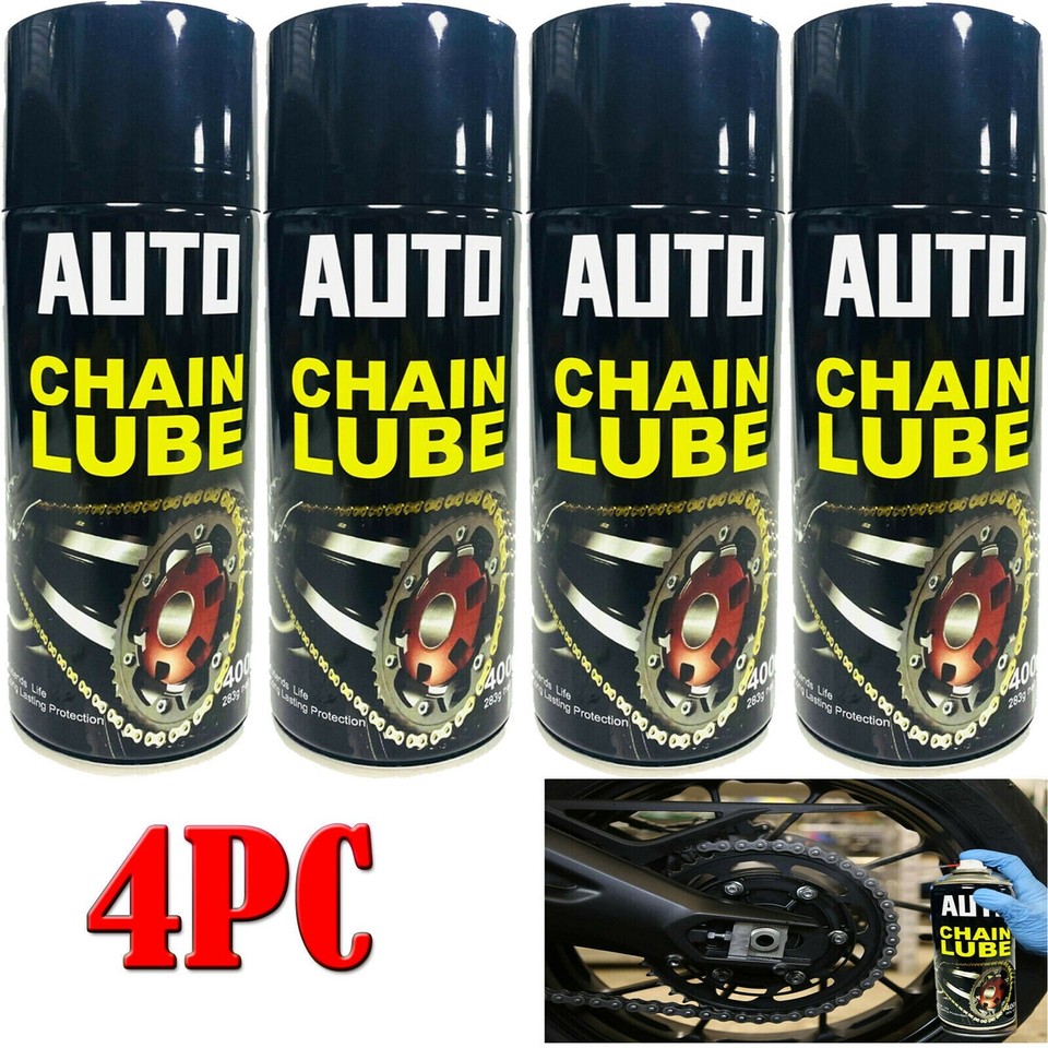 6 x 250ML High Dry Chain Lube Motorcycle Bike Cycle Spray Oil Lubricant ...