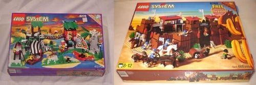 LEGO Fort Legoredo 6278 Olonga Island 6769 Python Fort Western Series ...