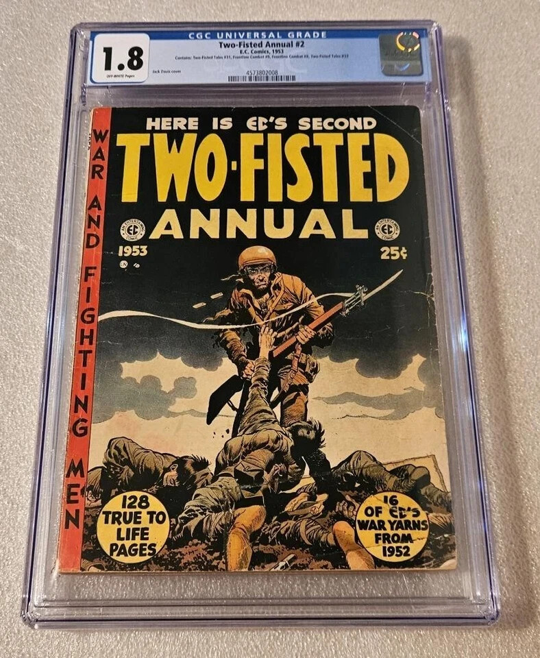 EC Comic Two Fisted Annual #2 1953 Atom Bomb Grant Caesar Lincoln 1.5 ...