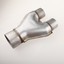 Universal Custom Exhaust Y-Pipe 2.25" Dual 2.5" Single Aluminized Steel ...