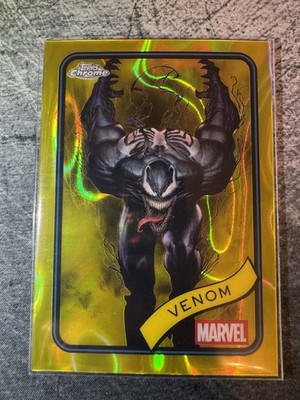 2025 Topps Chrome Marvel Yellow Lava #149 Venom | eBay