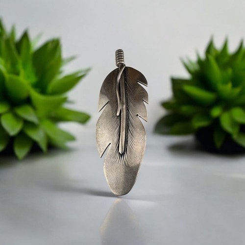 Vintage Sterling Silver Feather Pin Brooch Southwestern Signed TANYA 7 ...