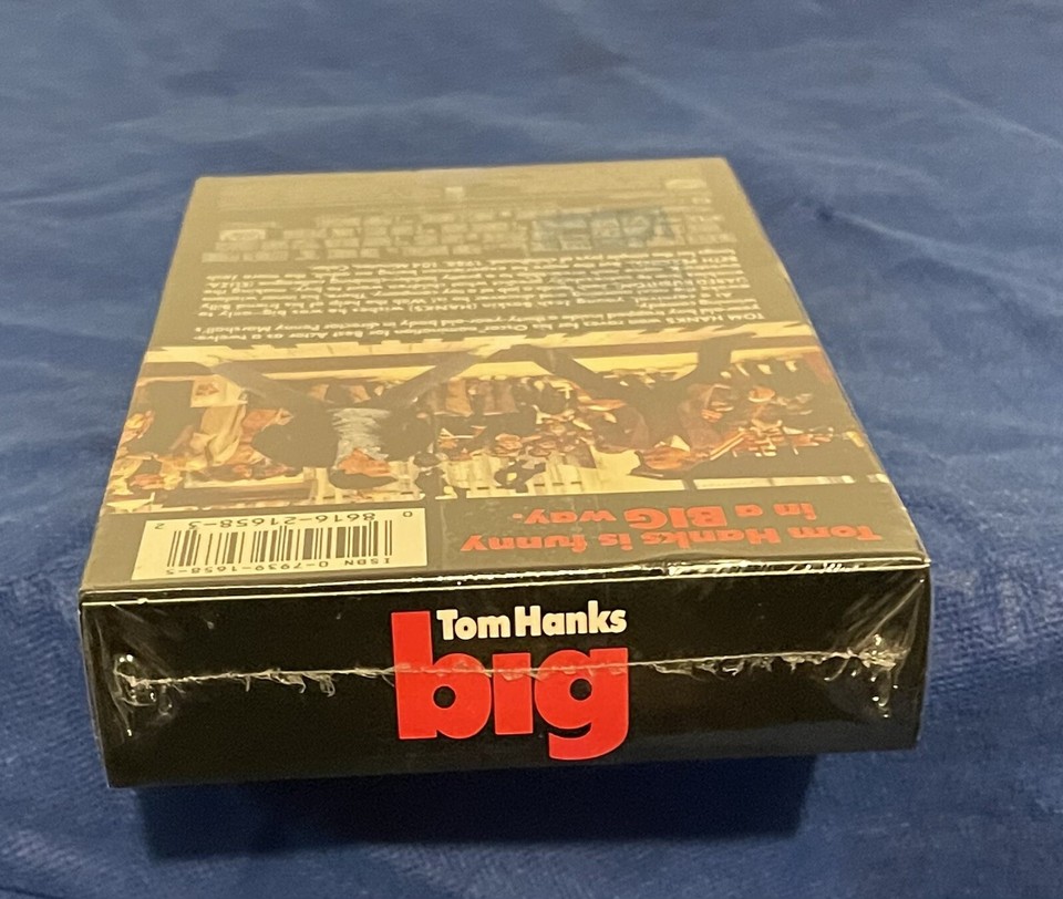 Big (VHS, 1992) Blue Fox Video Stamp Sealed!! Tom Hanks 86162165832| eBay