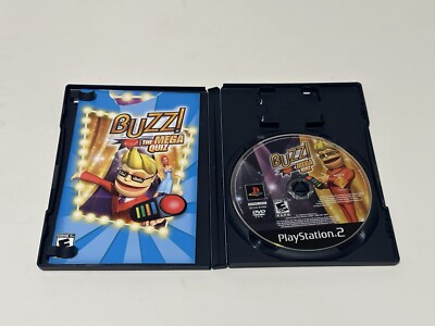 Buzz! The Mega Quiz Playstation 2 PS2 Game Complete with Manual | eBay