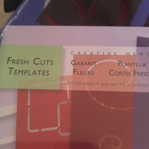 Creative Memories Fresh Cuts Templates 4 Scrapbook Journaling Layout ...