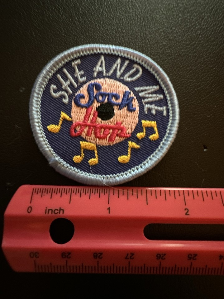 Girl Scout She and Me Sock Hop Patch | eBay