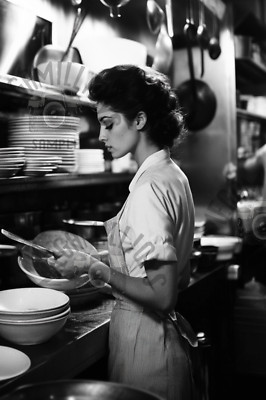 Vintage 1950's Photo Italian Woman in Kitchen Cooking Chef - 68 | eBay