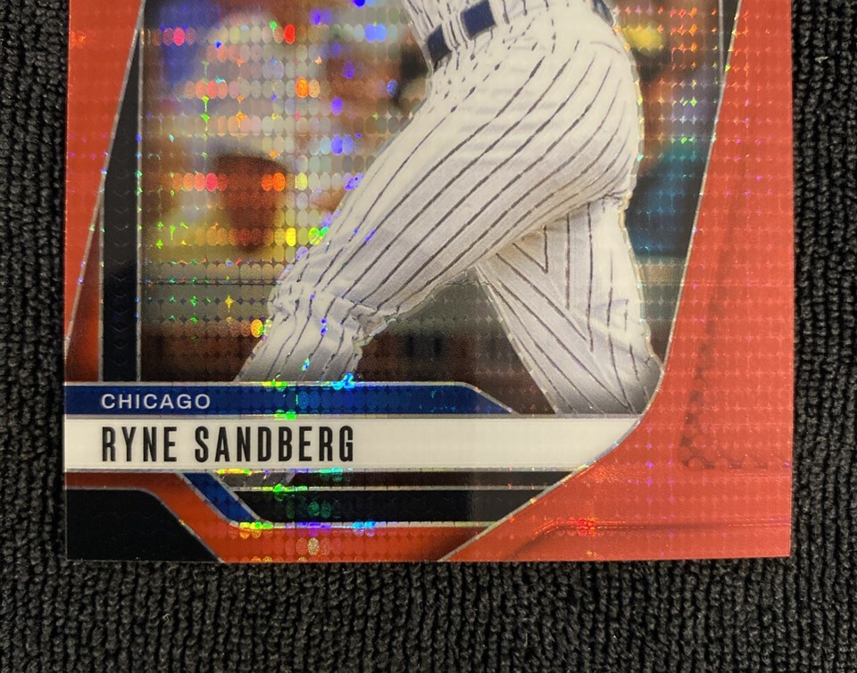 2025 Panini Prizm Ryne Sandberg #118 Red Pulsar Parallel #’d/399 SP ...