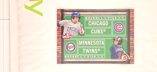 2014 Topps Round 1 Kyle Schwarber & Nick Gordon - Card # DD 56 - NRMNT ...