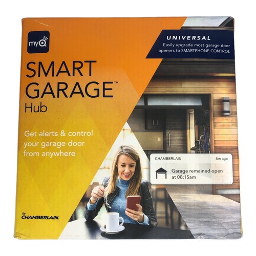 Chamberlain MyQ Smart Garage Hub - Black New Open Box! | eBay